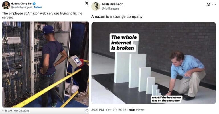 AWS Outage Memes: 28 Funniest Reactions Right Now