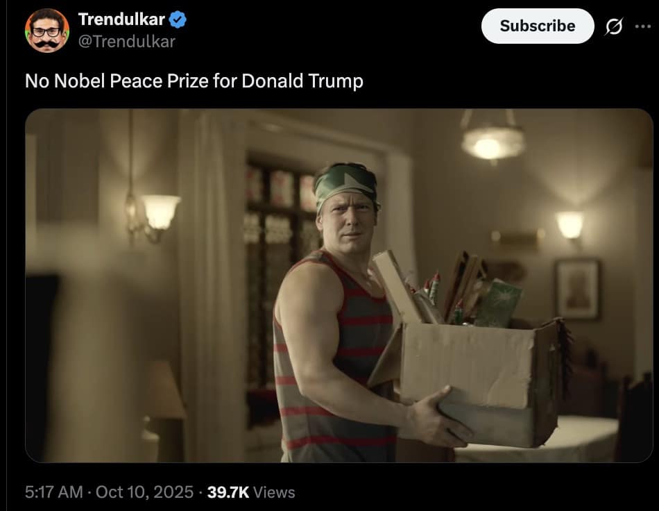 trump nobel peace prize memes-15-20251010 - Thunder Dungeon | The ...