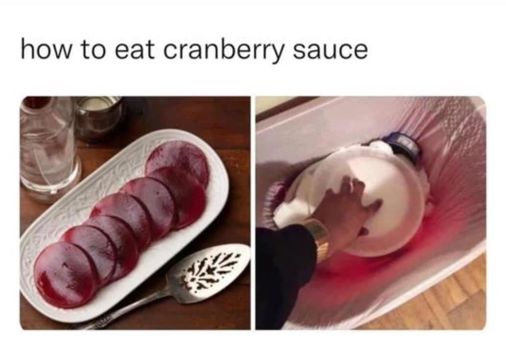 cranberry sauce memes-28-20251126 - Thunder Dungeon | The Funniest ...